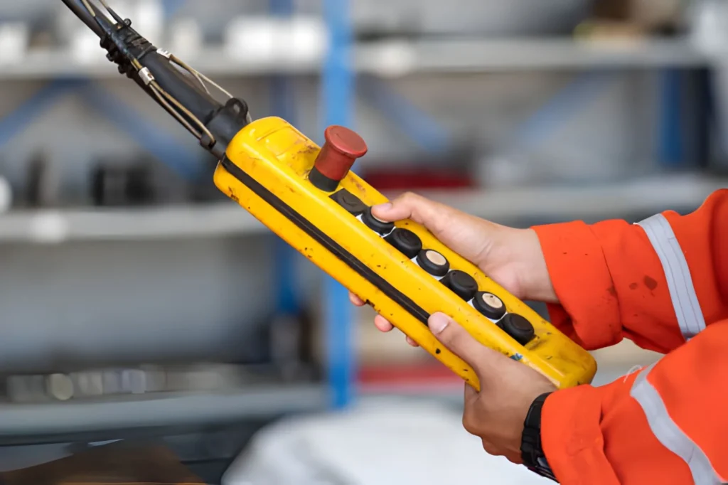 8 Way Push Button Pendant Control Station for Crane Safety and ...